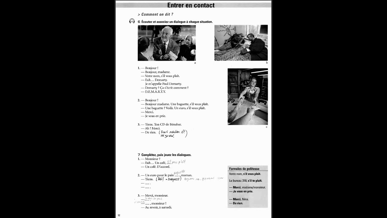 4 Unité1 Activité 6 p12 - YouTube