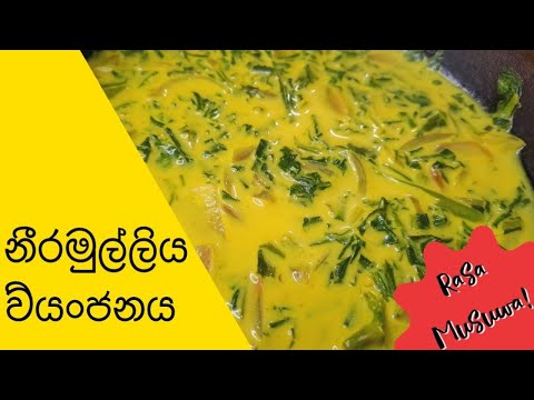 Neeramulliya Curry | නීරමුල්ලිය ව්යංජනය | sinhala | Neeramulliya Curry ...