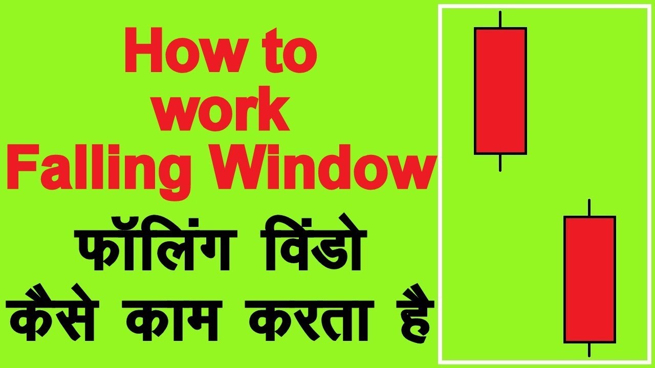 How to use Falling Window Bearish Continuation Candlestick Pattern in ...
