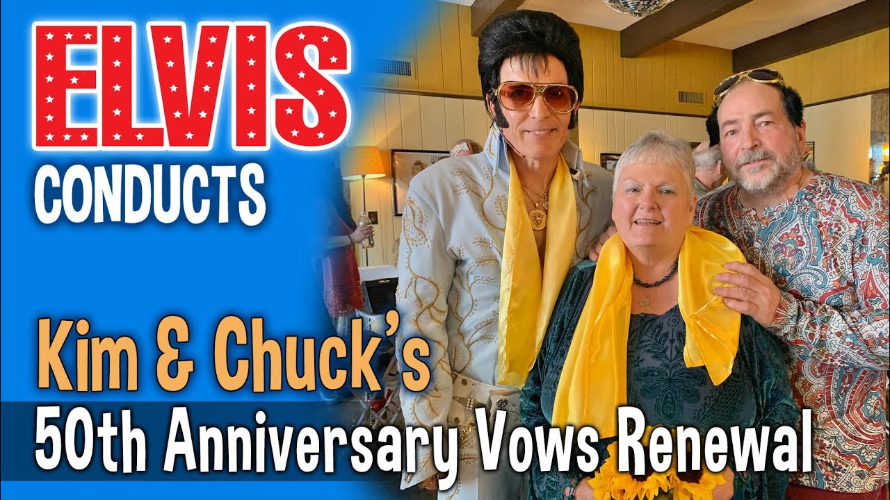 Elvis at Kim & Chuck's 50th Anniversary Vows Renewal - (PartyZams Singing Telegrams) - Las Vegas ...