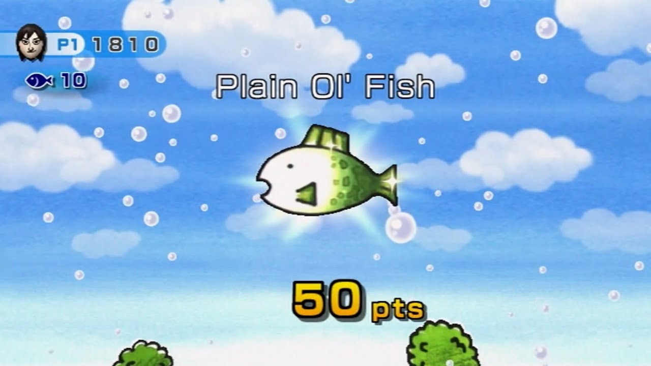 Let's Play Wii Play: #7 - Fishing - YouTube