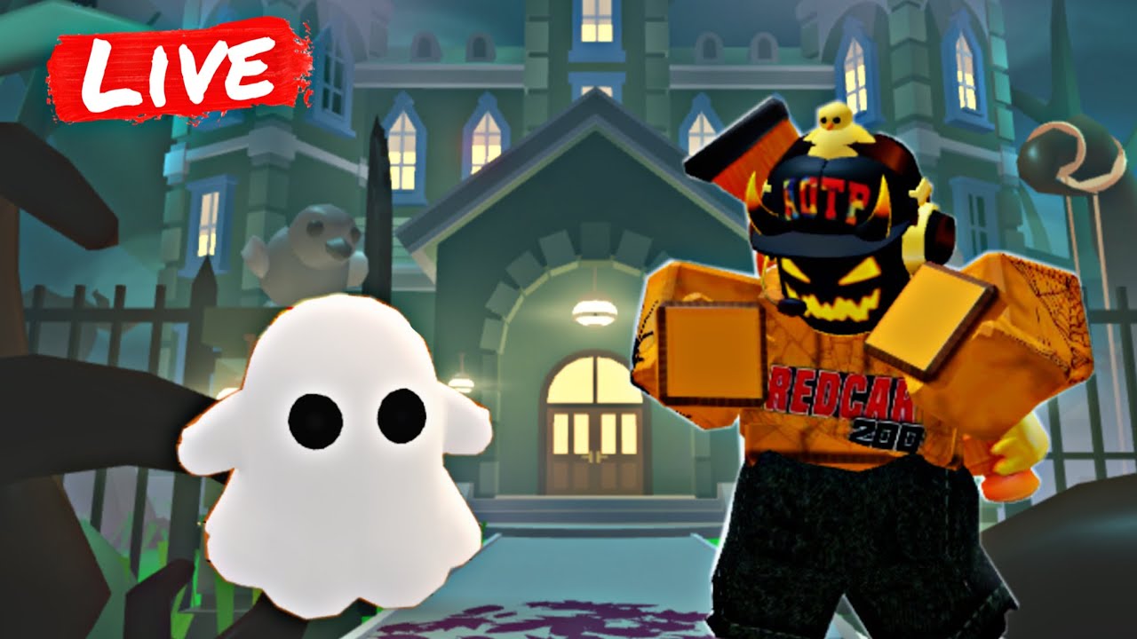 🔴 Halloween 2023 is here in Adopt me l New Subs get a Free Pet l Making ...