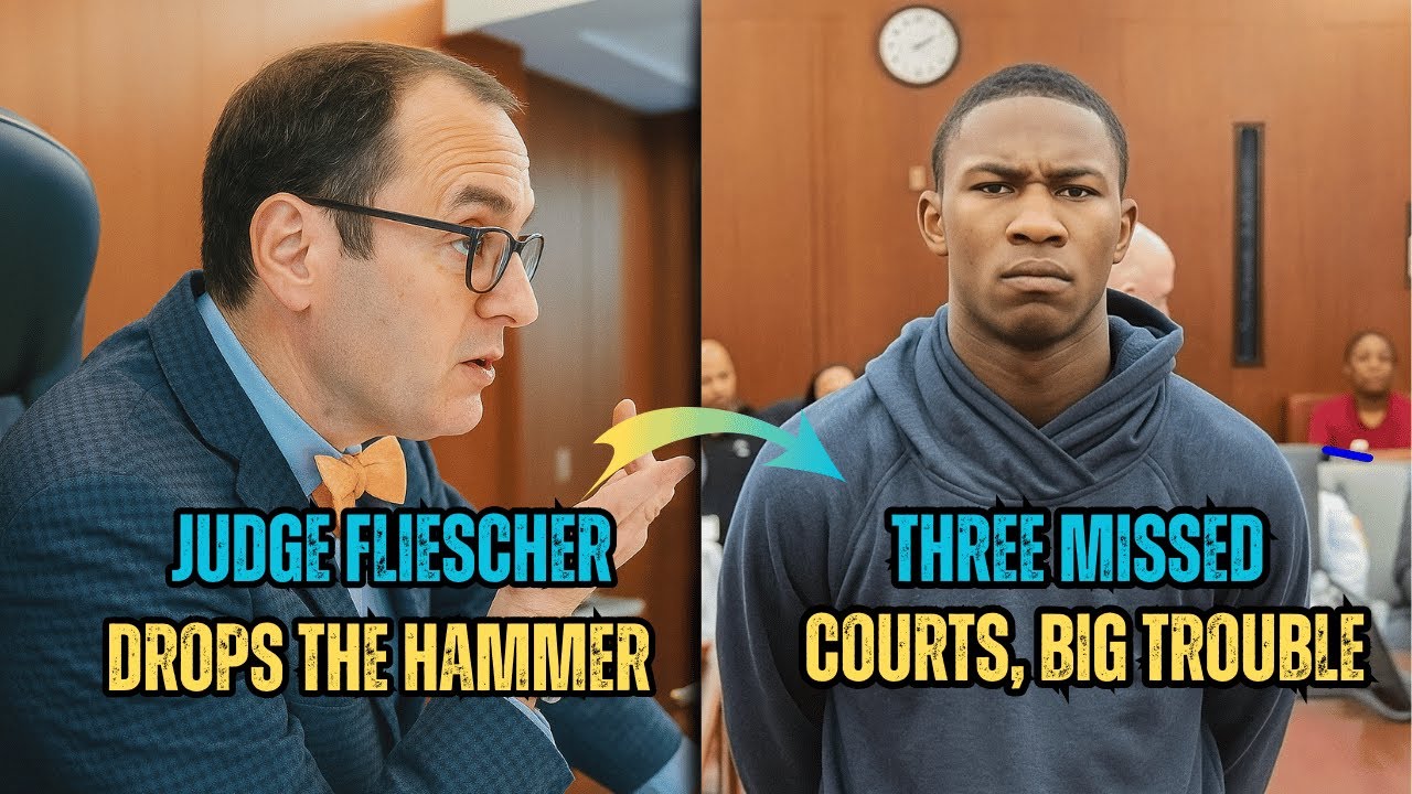 “Defendant BEGS After 3 Missed Court Dates | Judge Fliescher Sets Harsh ...