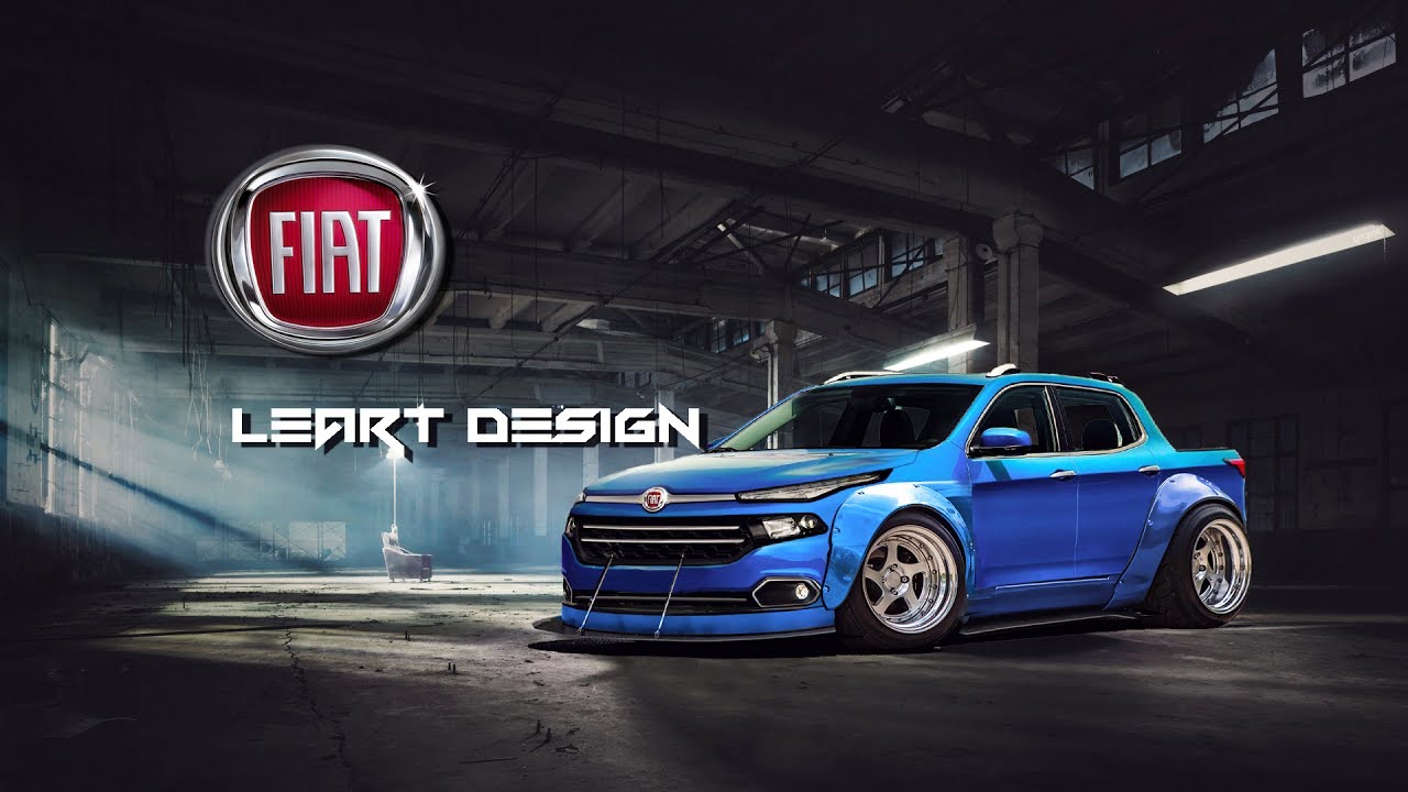 Virtual Tuning Fiat Toro Photoshop - YouTube