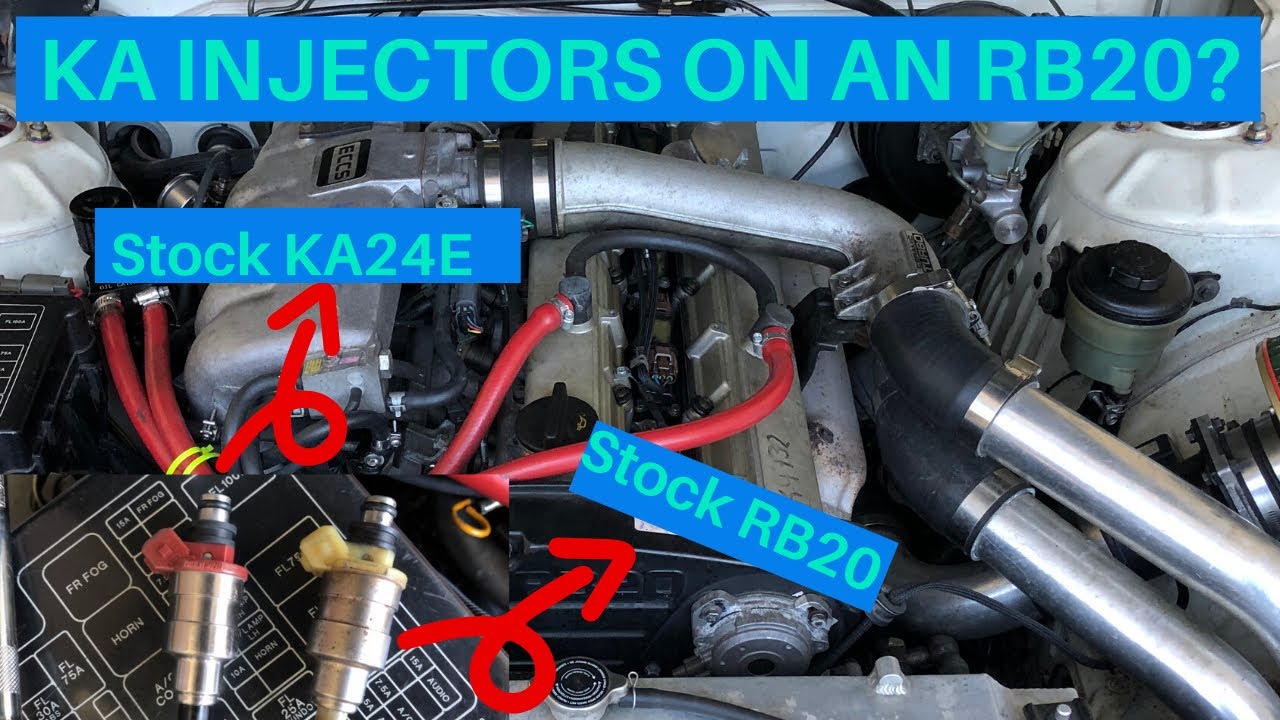 RB20 240SX S14 Gets KA Injectors! - YouTube