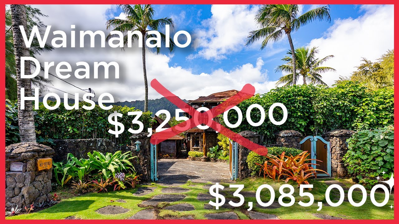 $3,085,000 Waimanalo Hawaii Dream House Tour - YouTube