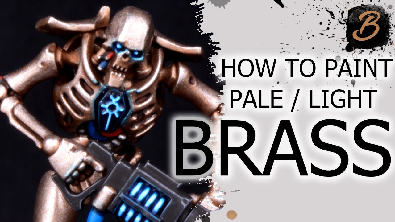 HOW TO PAINT PALE / LIGHT BRASS: A Step-By-Step Guide - YouTube