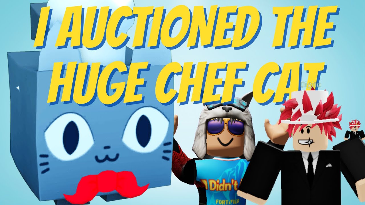 How I auctioned the Huge Chef Cat for 15B and this happened - YouTube
