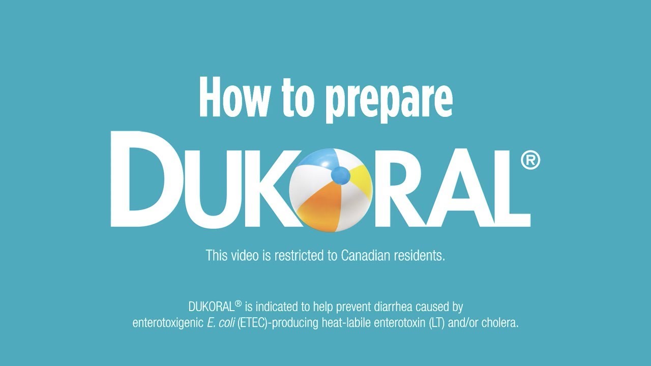 How to prepare DUKORAL® - YouTube