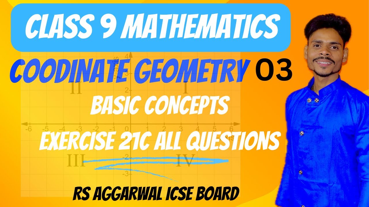 Coordinate Geometry|class 9 maths|exercise 21C| all questions|RS ...