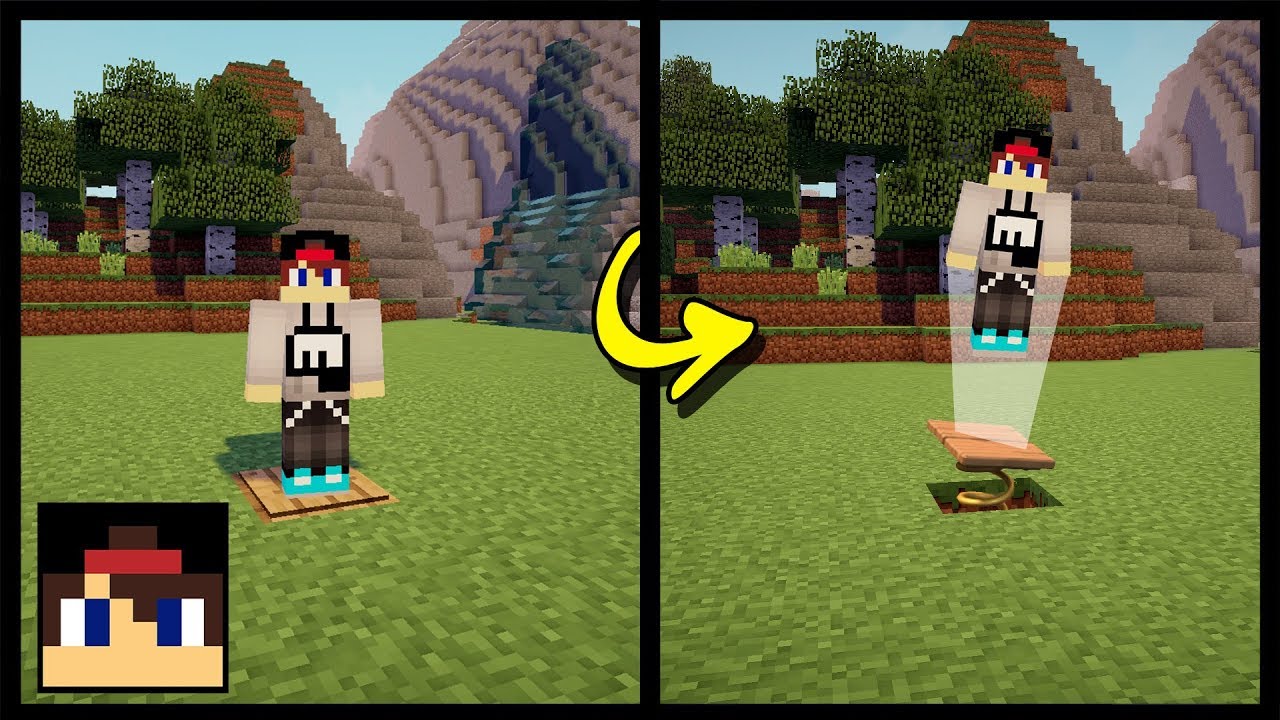 Minecraft: How To Make A Working Spring Trap | MCPE (No Mods Or Addons ...