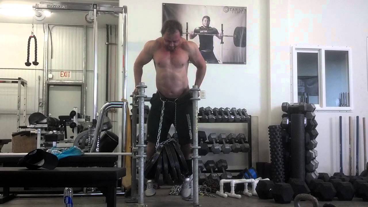 Ryan-- 210lb Weighted Dip @ 200lbs Bodyweight - YouTube