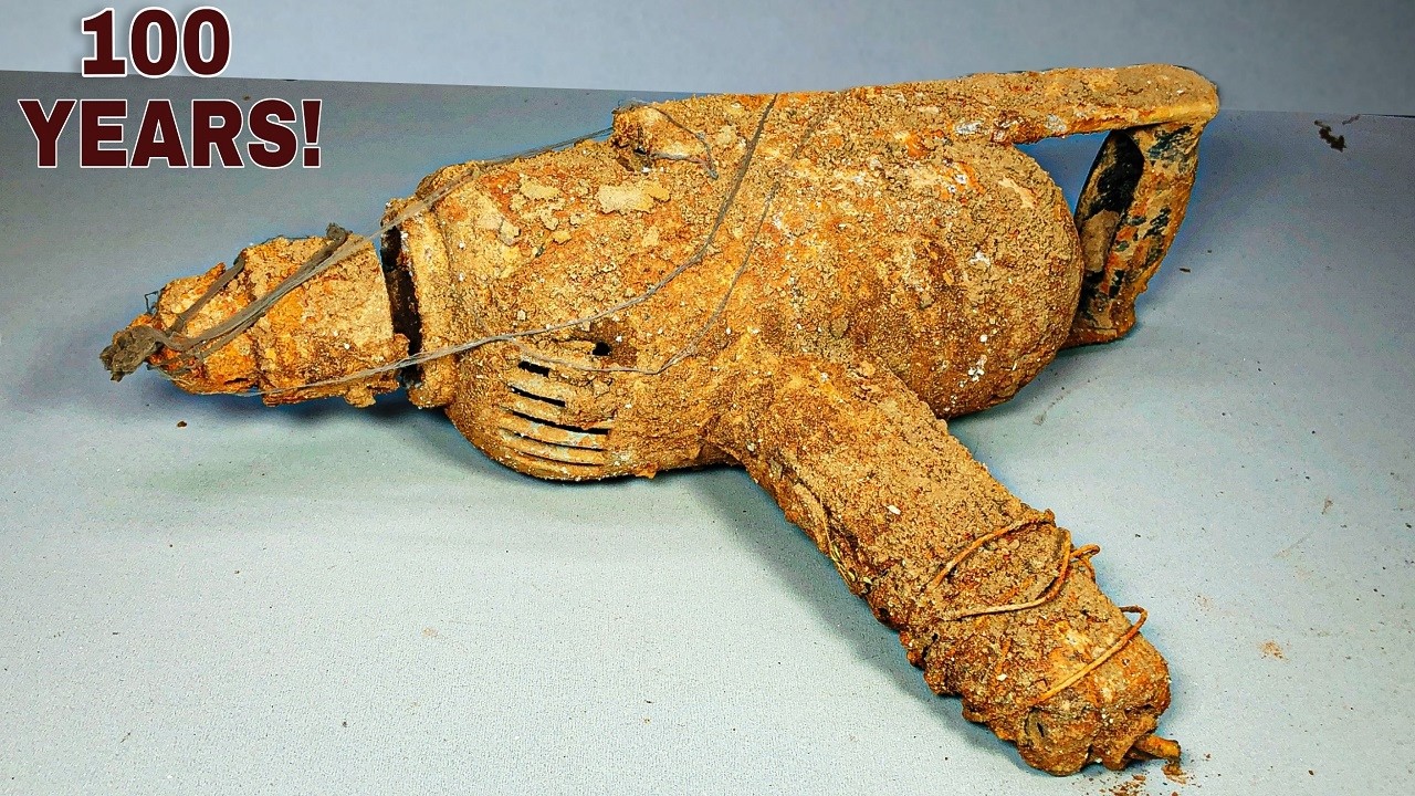 Antique Rusty Electric Corded Power DRILL MACHINE Restoration Videos ...