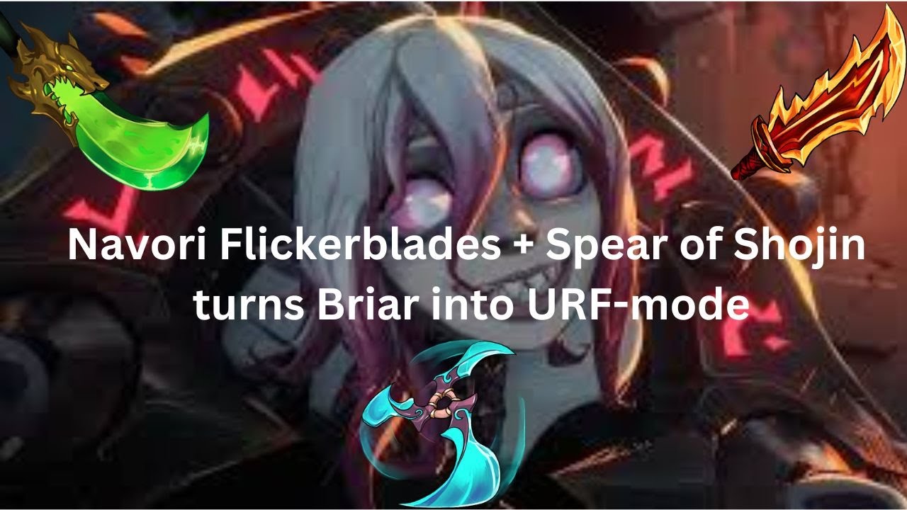 Navorikickblades Guide to Full CDR BRIAR Shojin + Navori build RUNES ...