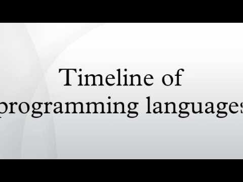Timeline of programming languages - YouTube