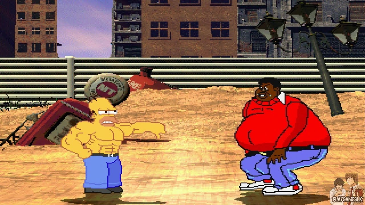 Mugen Battles | Homer Simpson vs Fat Albert | The Simpsons vs Fat ...