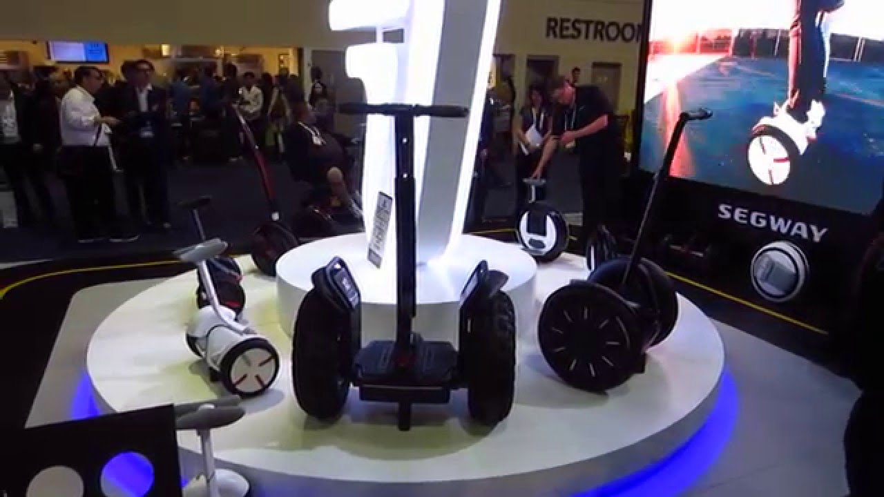 CES 2016 - Segway Booth - Tech West, Sands Expo, Las Vegas, NV - YouTube