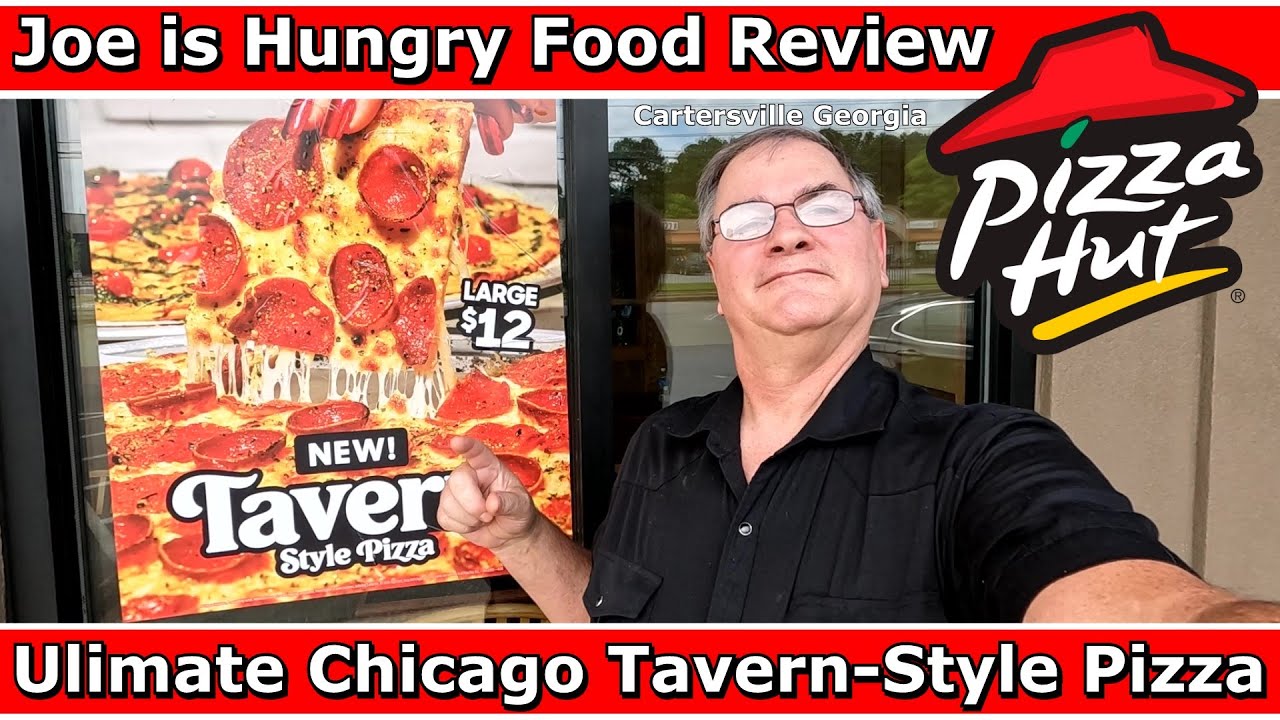 Pizza Hut New Ultimate Chicago Tavern-Style Pizza Review | Joe is ...