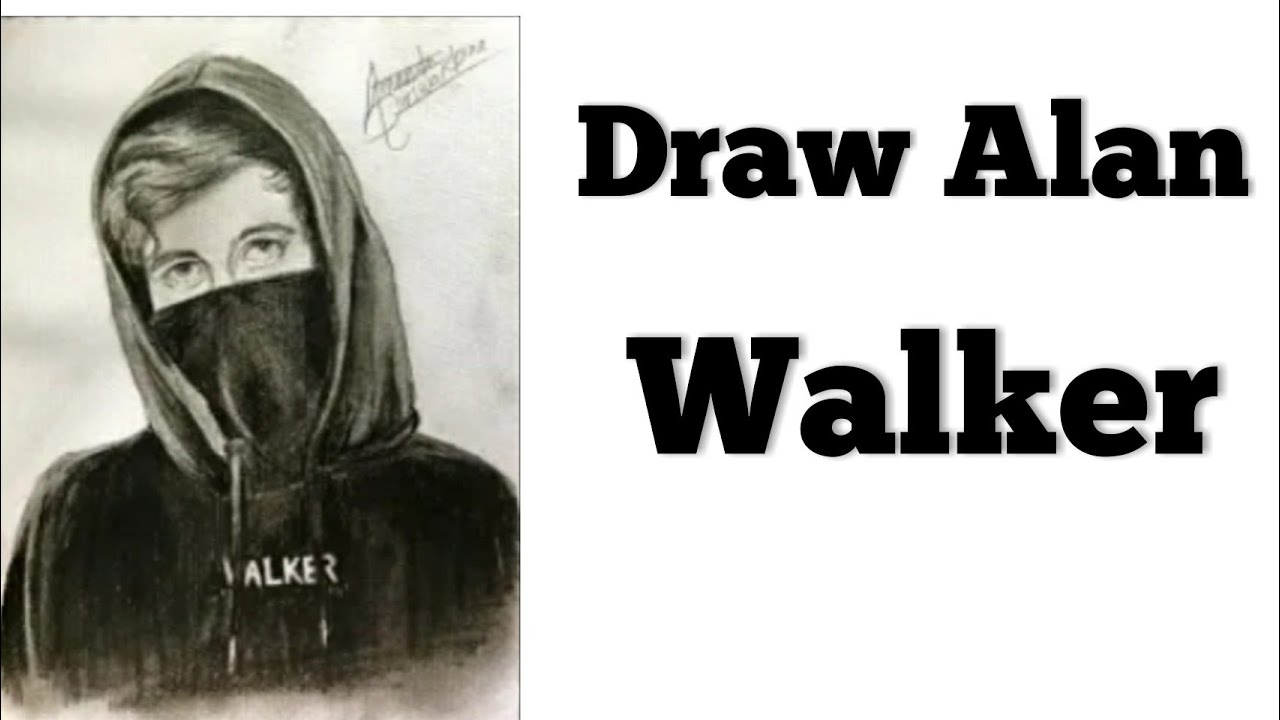 Draw Alan Walker - YouTube