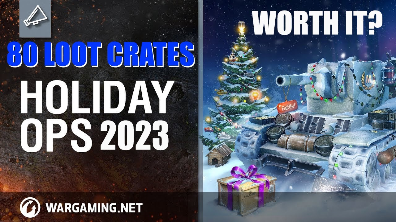 Big Crate Opening Holiday Ops 2023! - YouTube