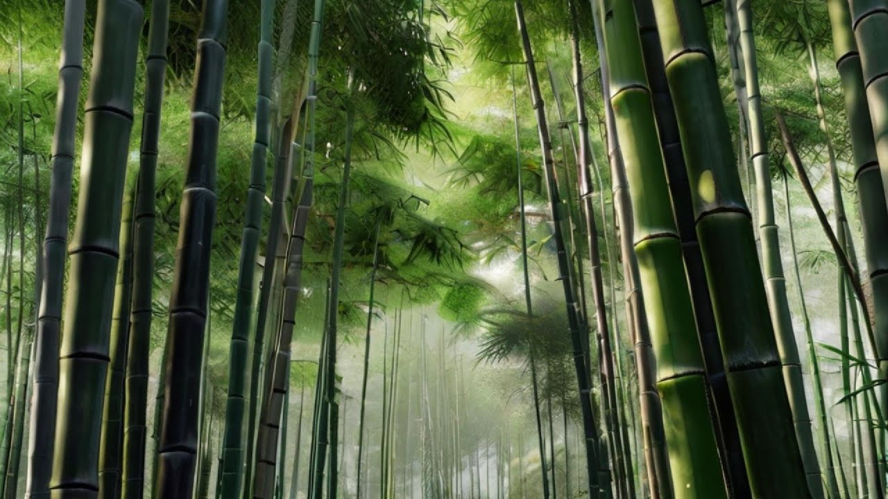 Wind Symphony in a Bamboo Forest 🍃 Calming Nature Soundscape Relaxing ...
