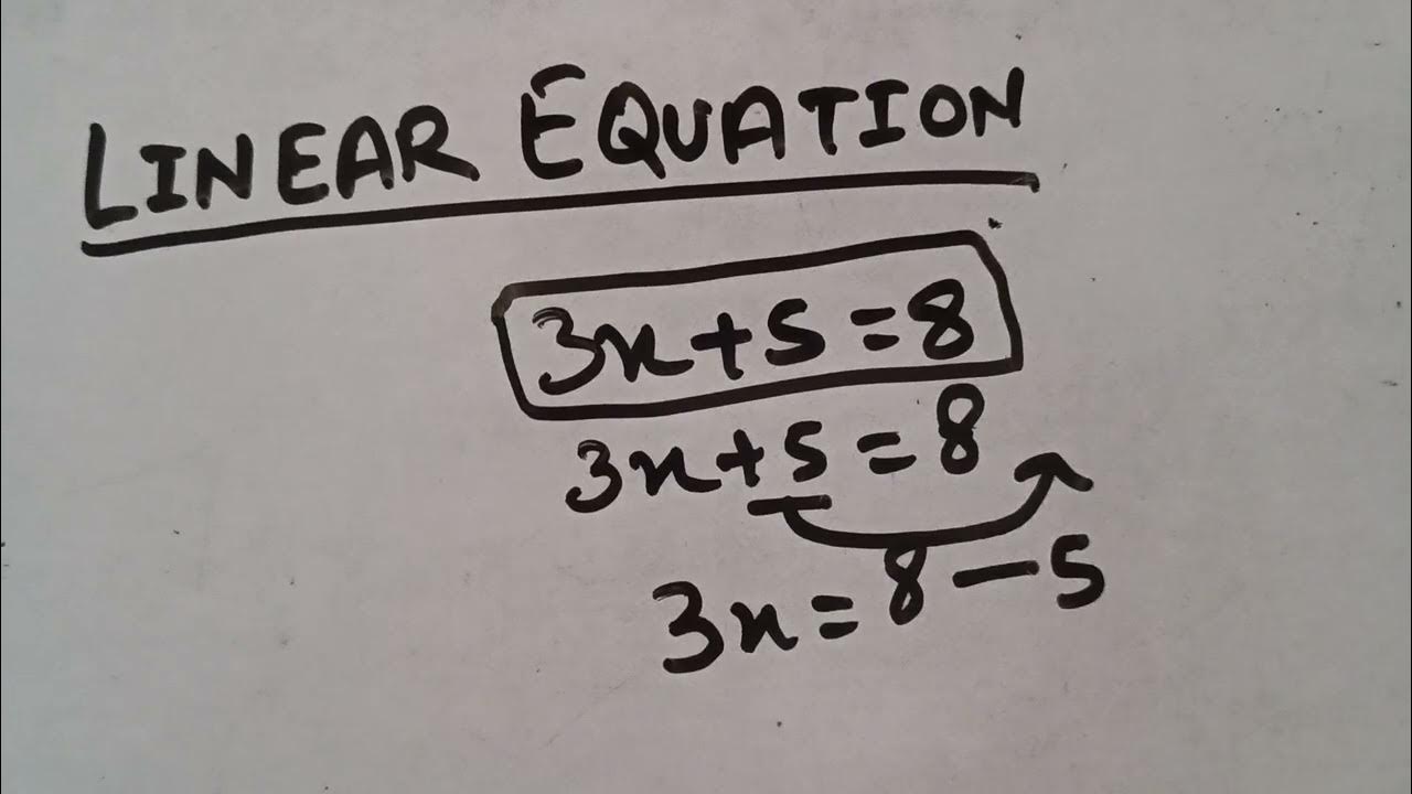 Linear Equations and Linear Inequalities|How to solve Linear equation ...