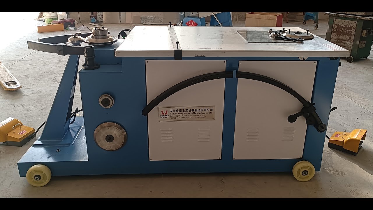 2024 SUNTAY 120-1000mm elbow making machine / electric elbow maker for ...