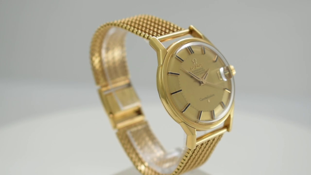 Omega Constellation 168005/6 with Pie-Pan dial - YouTube