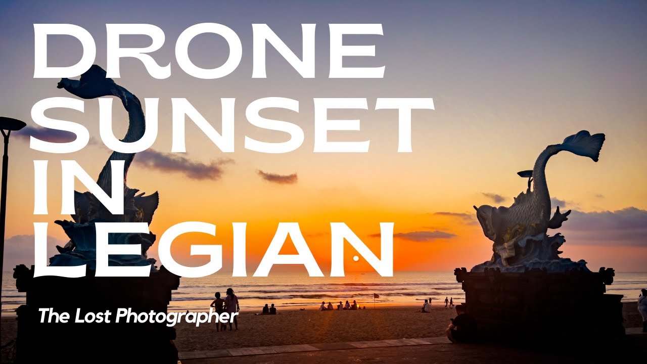Breathtaking Bali Sunset Drone Flight over Legian Beach - Aerial Beauty ...