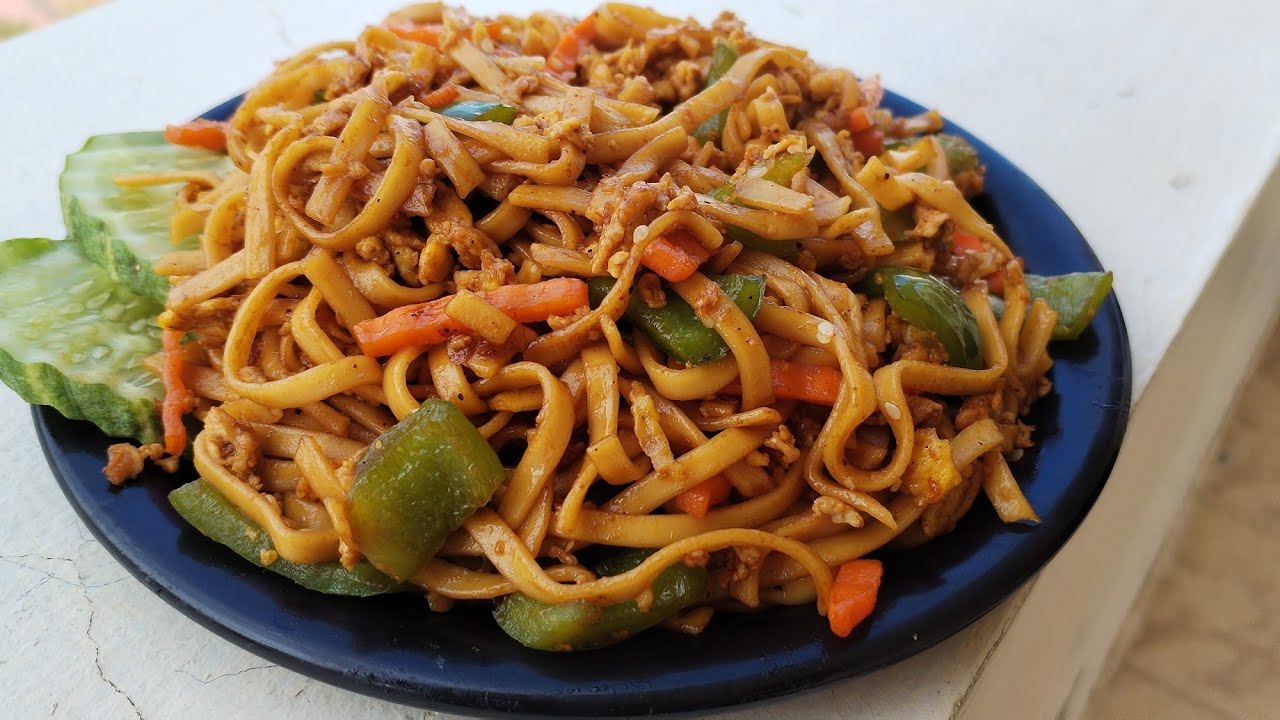 Easy megoreng Recipe || Spicy Pumpkin Noodles || Asian style noodles ...