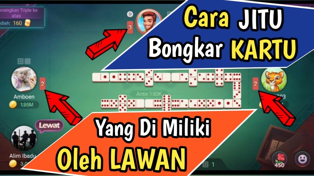 Cara Main Domino Gaple Biar Menang - Bongkar KARTU LAWAN ...