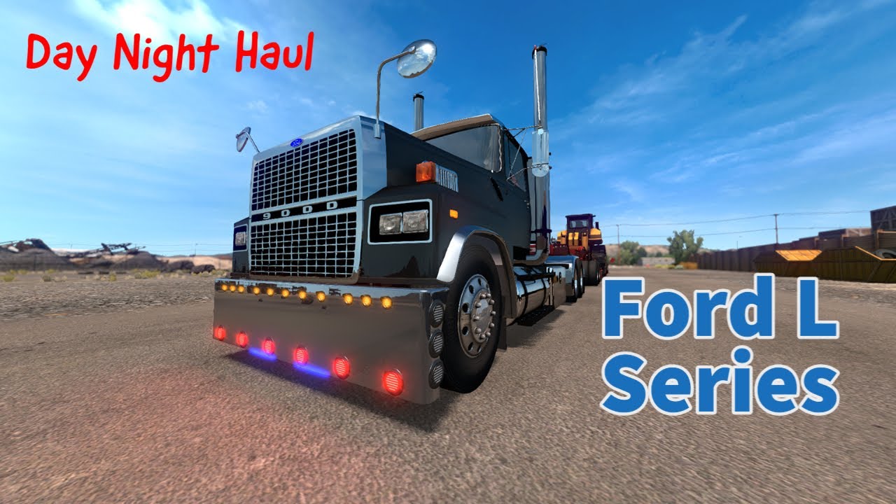 Ford L Series Semi Truck Hauling Heavy - American Truck Simulator - YouTube