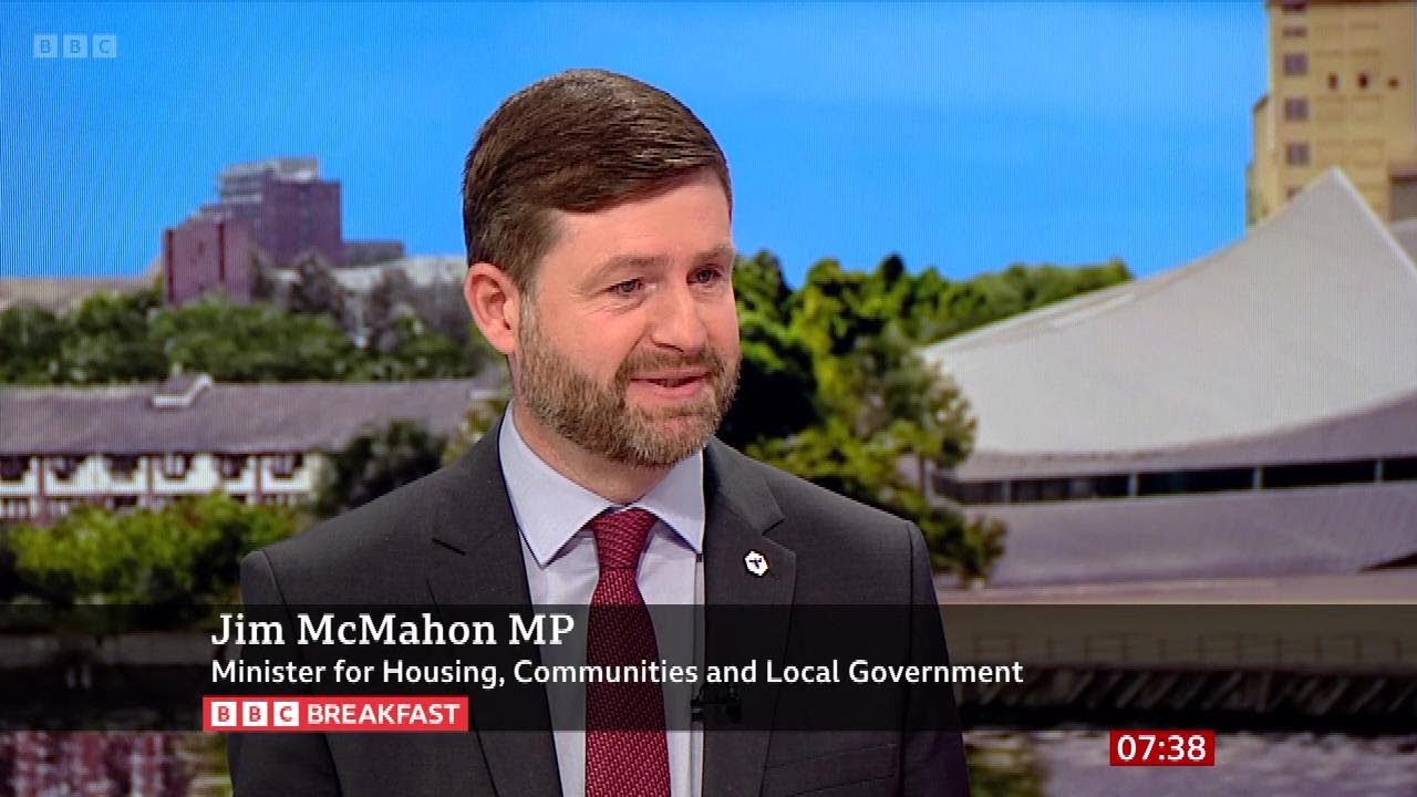 Jim McMahon MP (Housing Minister) On BBC Breakfast [07.08.2024] - YouTube