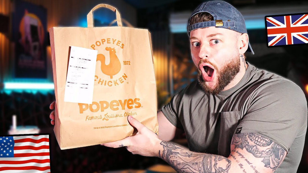 British Guy eats Popeyes for the First Time.. - YouTube