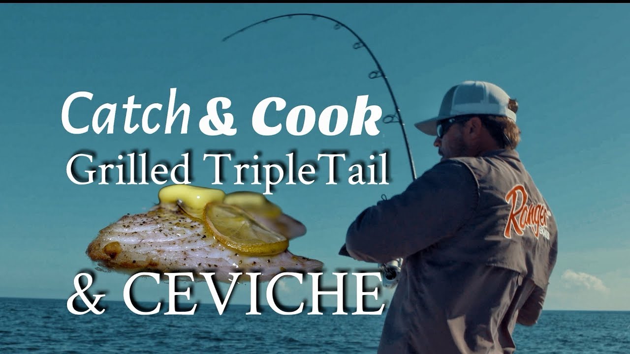 Amazing Grilled Tripletail and Ceviche - Catch and Cook - YouTube