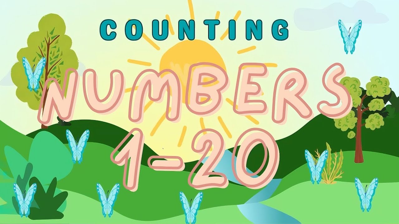 Counting to 20| numbers 1-20| count along - YouTube