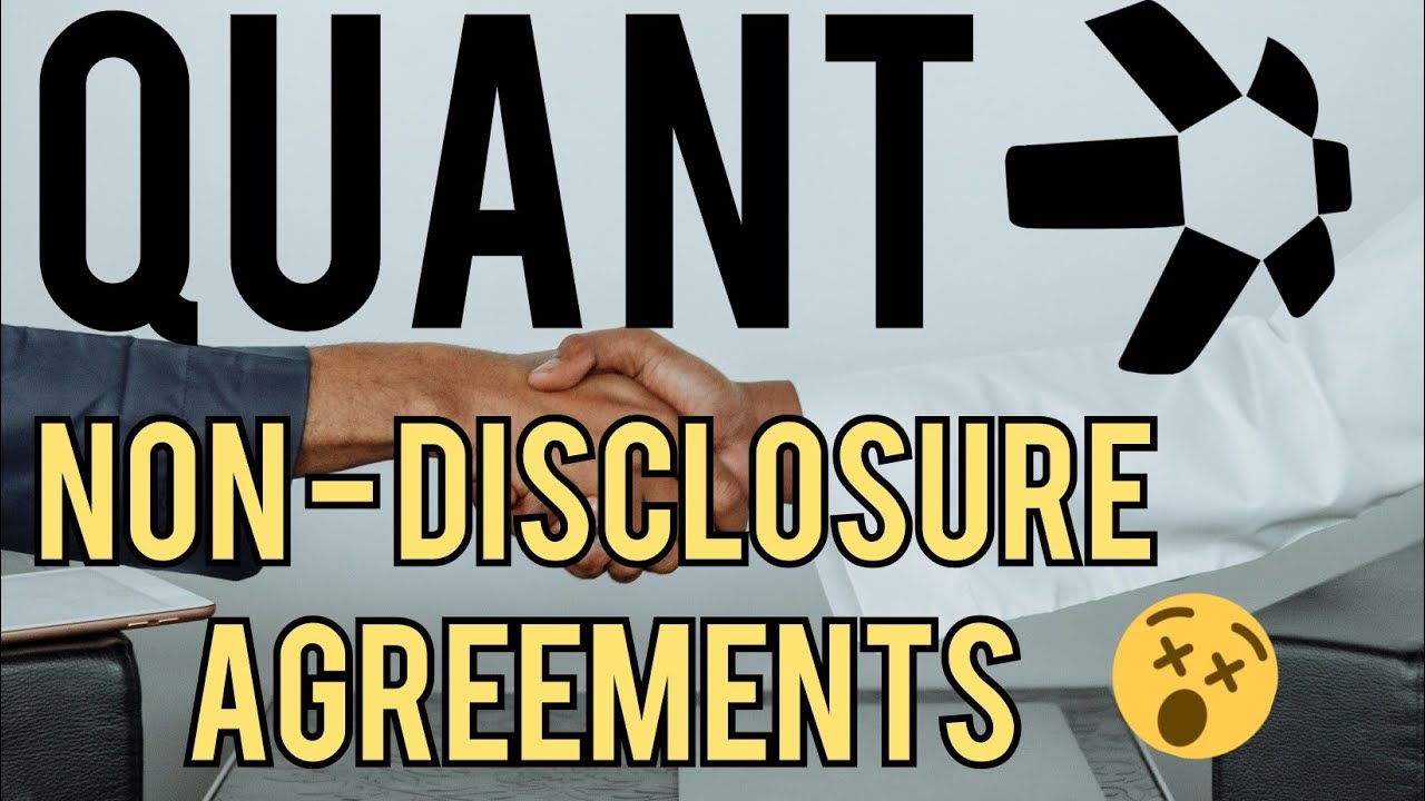 🚨 QUANT NETWORK | HUGE NON DISCLOSURE AGREEMENTS Partnerships 😳😵 - YouTube