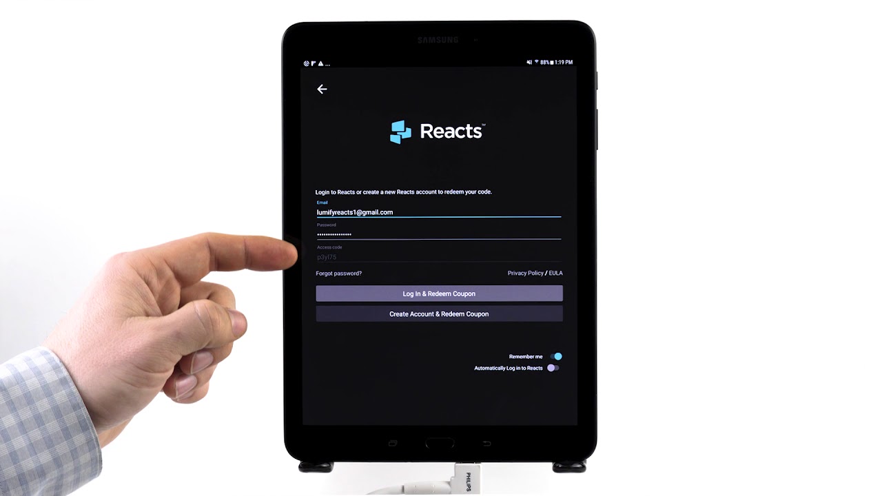Philips Lumify with Reacts — Access code Redemption for Subscribers 2 ...