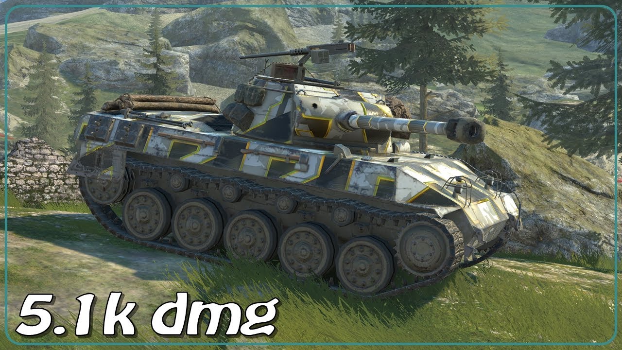 Super Hellcat • 3 frags • 5.1k dmg • WoT Blitz - YouTube