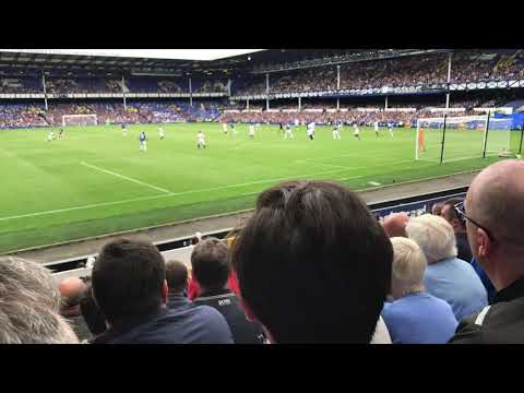 Cenk Tosun Scores against Valencia for Everton in Preseason Game at Goodison Park