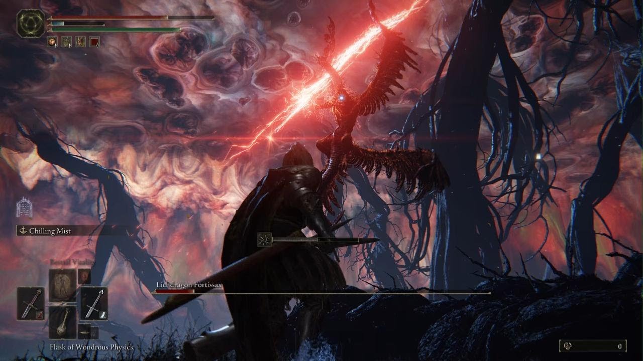 ELDEN RING - Lichdragon Fortissax boss fight - YouTube