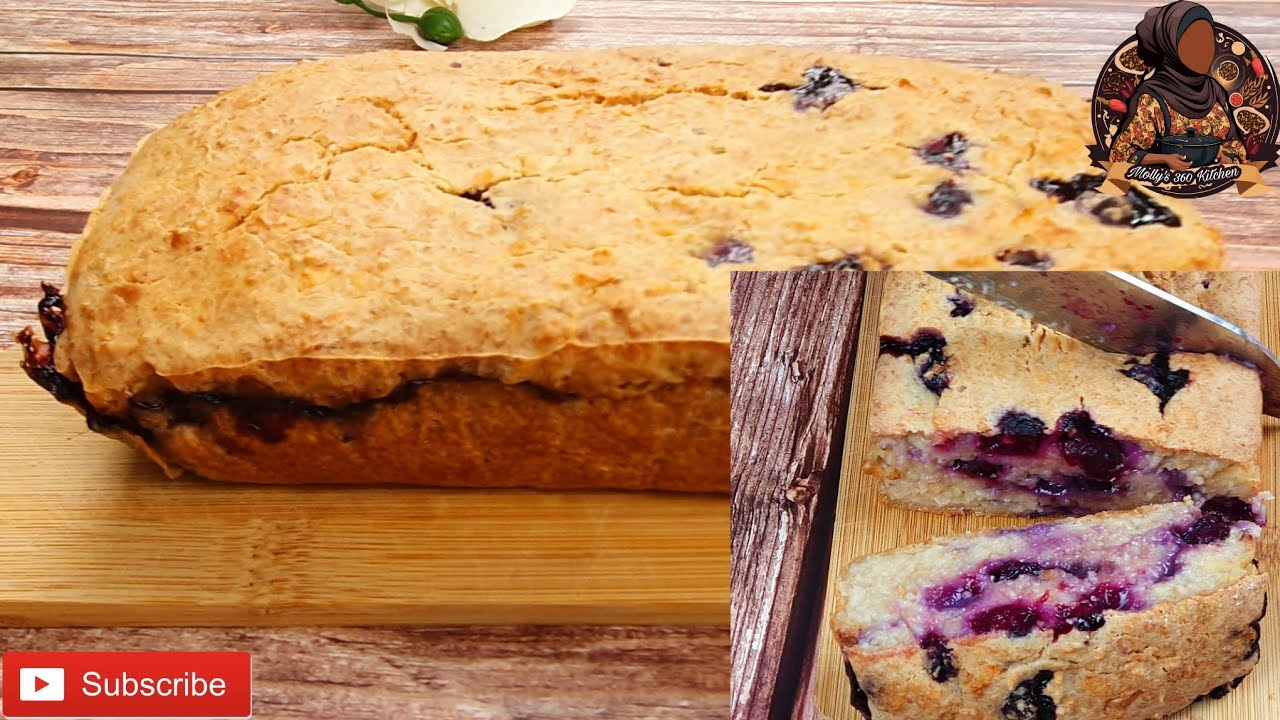 Ultimate Diet Cake Recipe: Oats, Apple, Blueberries! - YouTube