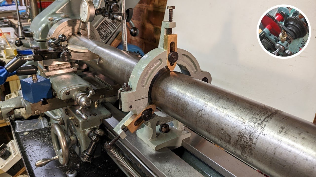 Large Myford fixed steady - part 4 (completion) - YouTube
