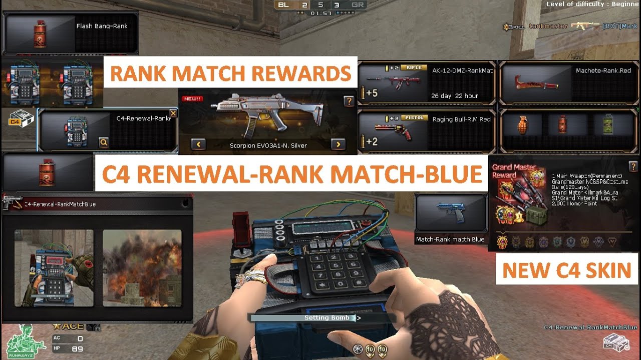 CROSSFIRE PH NEW C4 RENEWAL-RANK MATCH-BLUE & RANK MATCH SEASON 9 ...
