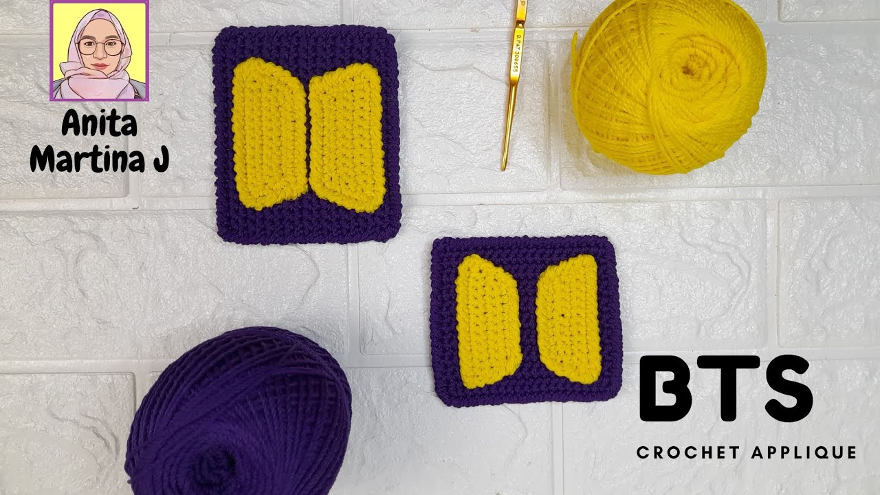 BTS Crochet Applique Patterns│Easy Tutorial Amigurumi for Beginners ...