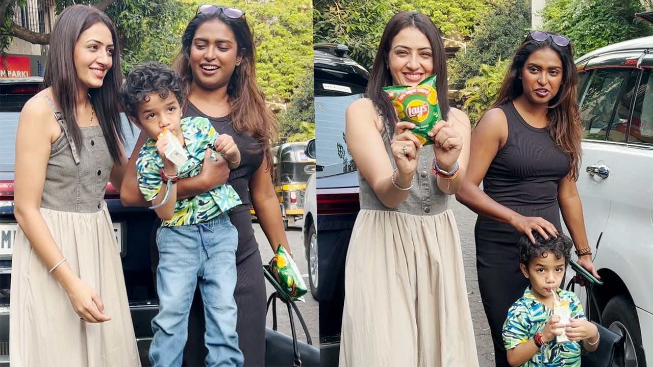 Vada Pav Girl Chandrika Dixit With Poulmi Das Spotted At Bandra | MS ...