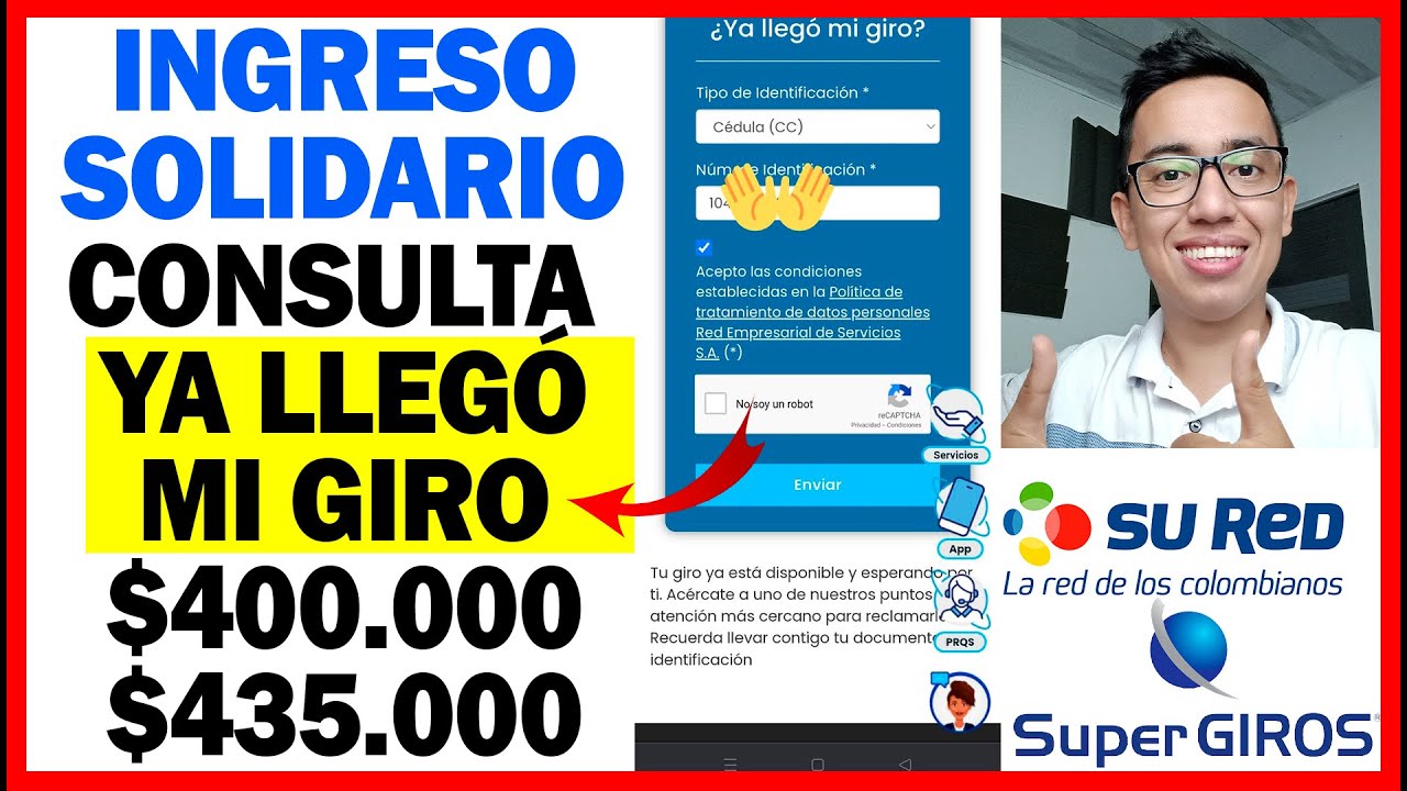 💰¡Atención Ingreso Solidario Consulten en Ya llegó mi giro, si ya ...