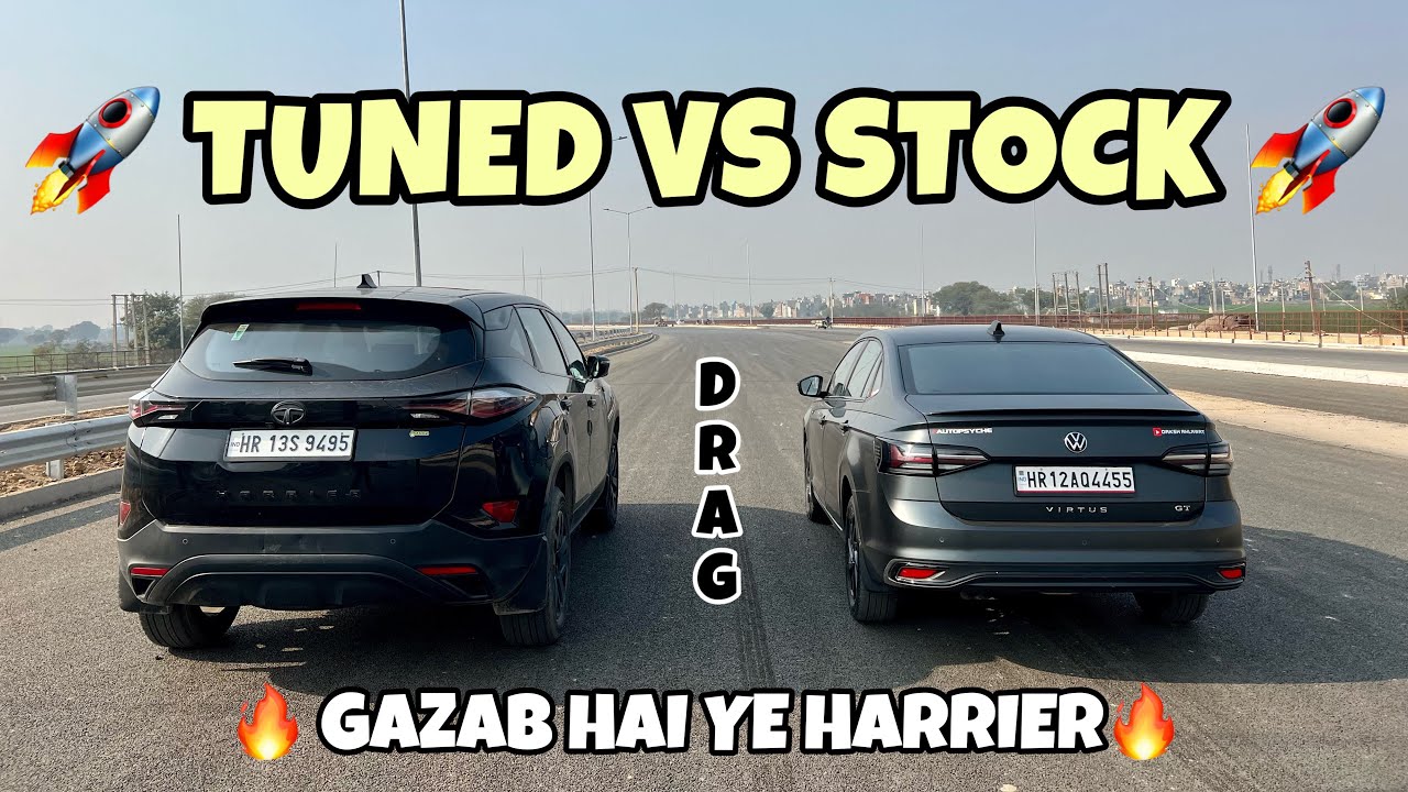 TUNED HARRIER VS VIRTUS GT : DRAG RACE 🚀 - YouTube