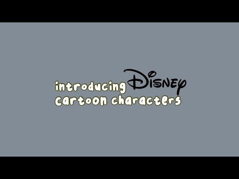 vol 2: introducing 𝙙𝙞𝙨𝙣𝙚𝙮 cartoon characters! 🩰🎟️🫖 - YouTube