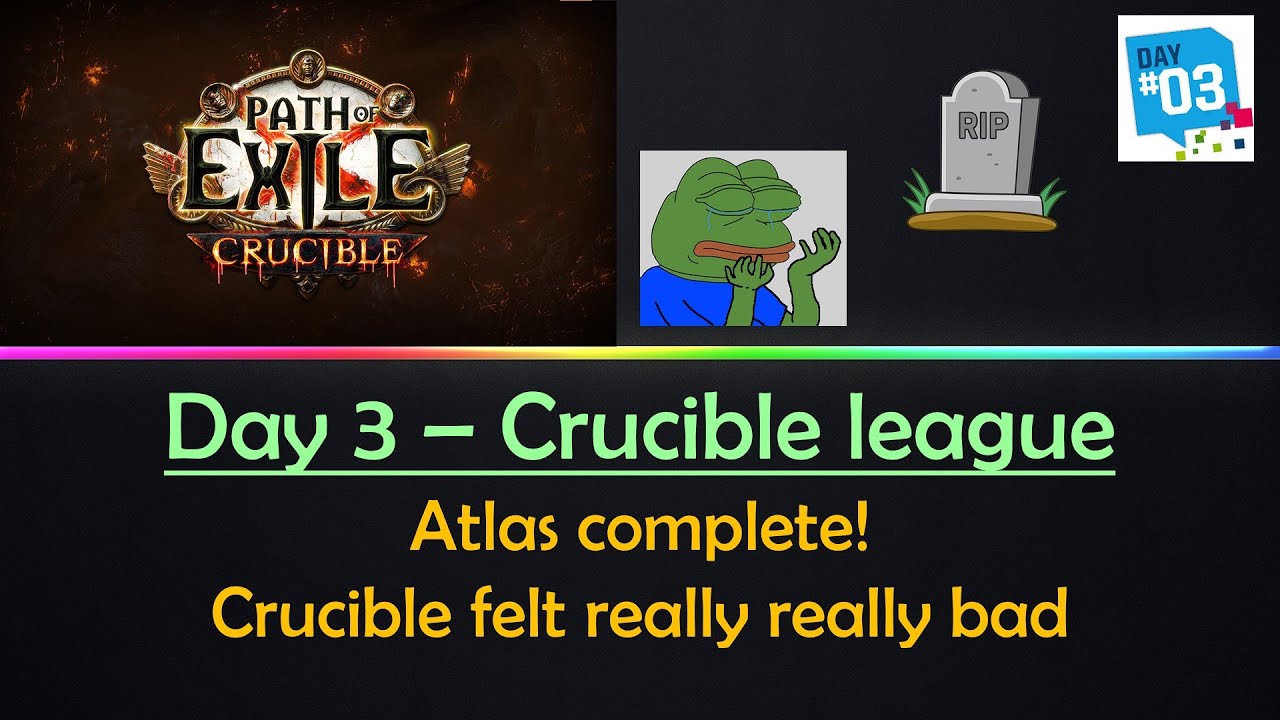 Day 3 crucible updates! - Caster mastery meme at the end - YouTube